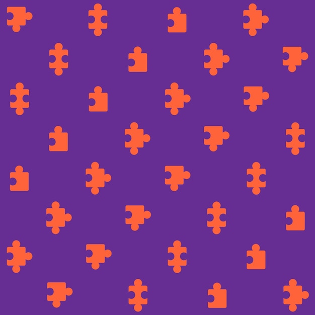 Premium Vector | Puzzle pieces vector seamless pattern Premium Vector | Puzzle pieces vector seamless pattern