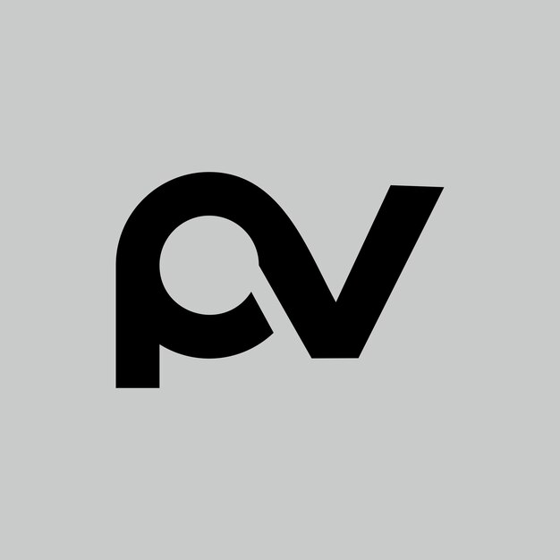 Premium Vector | PV MONOGRAM LOGO Premium Vector | PV MONOGRAM LOGO