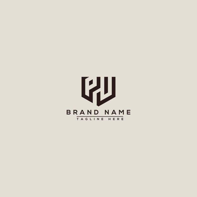 Premium Vector Pw Logo Design Template Vector Graphic Branding Element