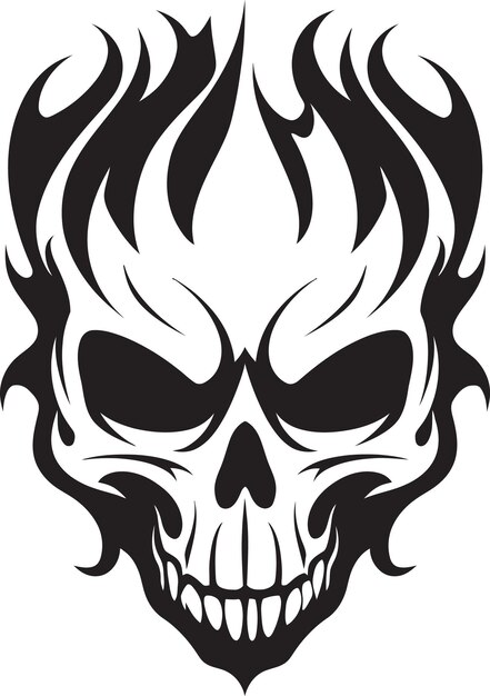 Premium Vector | Pyre Pathway Skeletons Flame Journey Premium Vector | Pyre Pathway Skeletons Flame Journey
