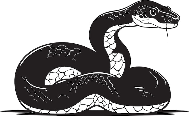 Pythons Journey An Artistic Interpretation Of Serpents Path Through Its