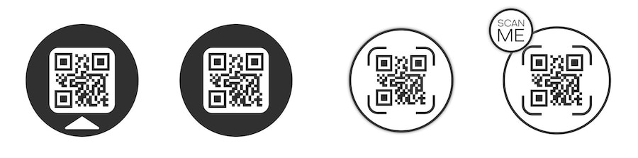 Premium Vector | QR code set Template of frames with text scan me and ... Premium Vector | QR code set Template of frames with text scan me and ...