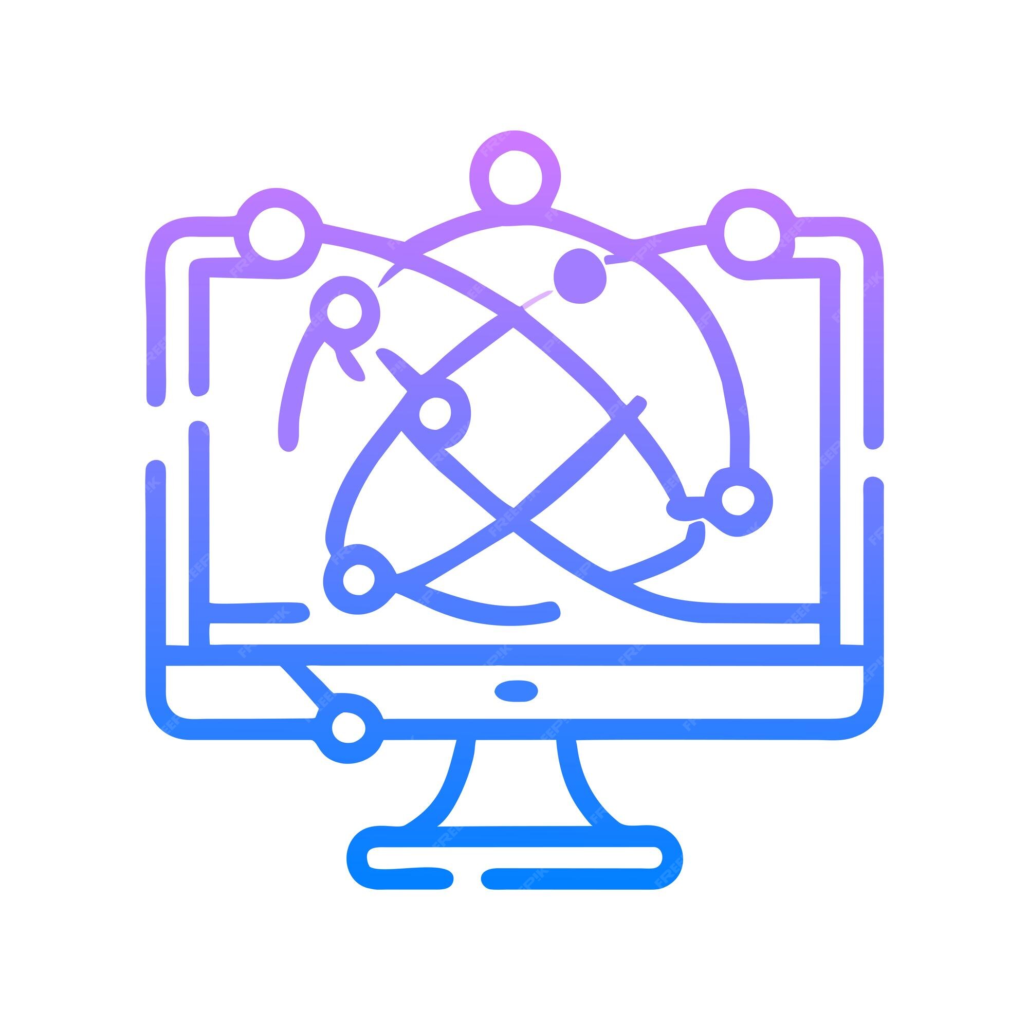 Premium Vector | Quantum computer programming vector graphics ...