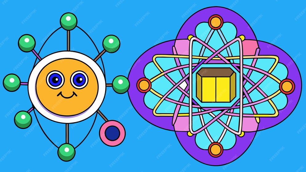 Premium Vector | Quantum computer programming vector graphics ...