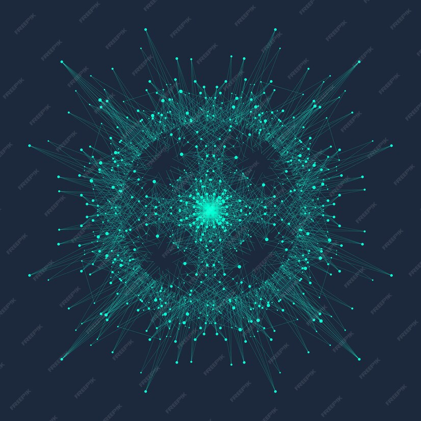 Premium Vector | Quantum computer technology concept. deep learning ...