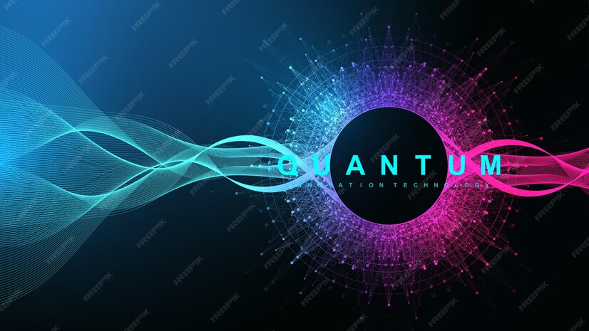 Premium Vector | Quantum computing concept deep learning artificial intelligence big data ...