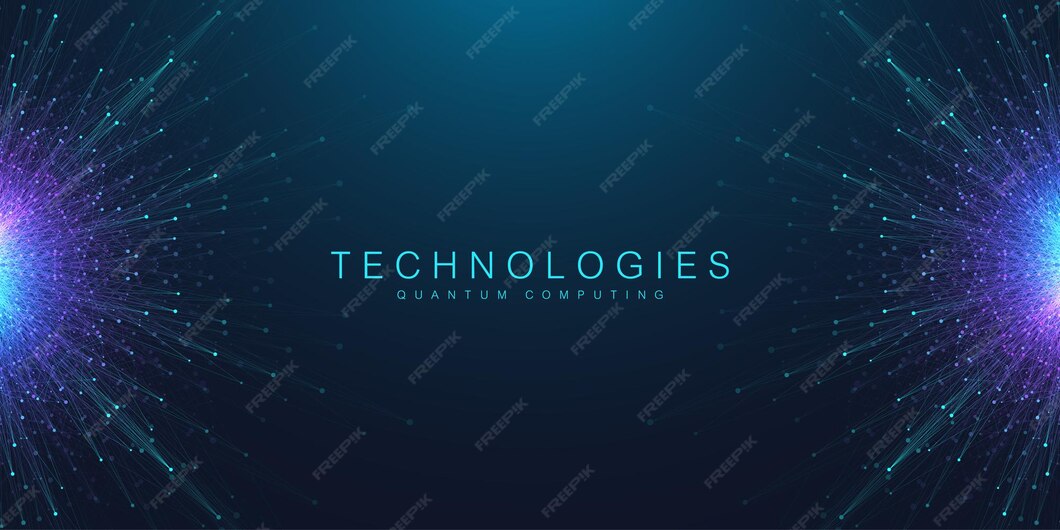 Premium Vector | Quantum computing concept deep learning artificial ...