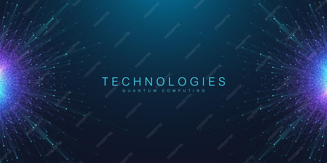 Premium Vector | Quantum computing concept deep learning artificial ...