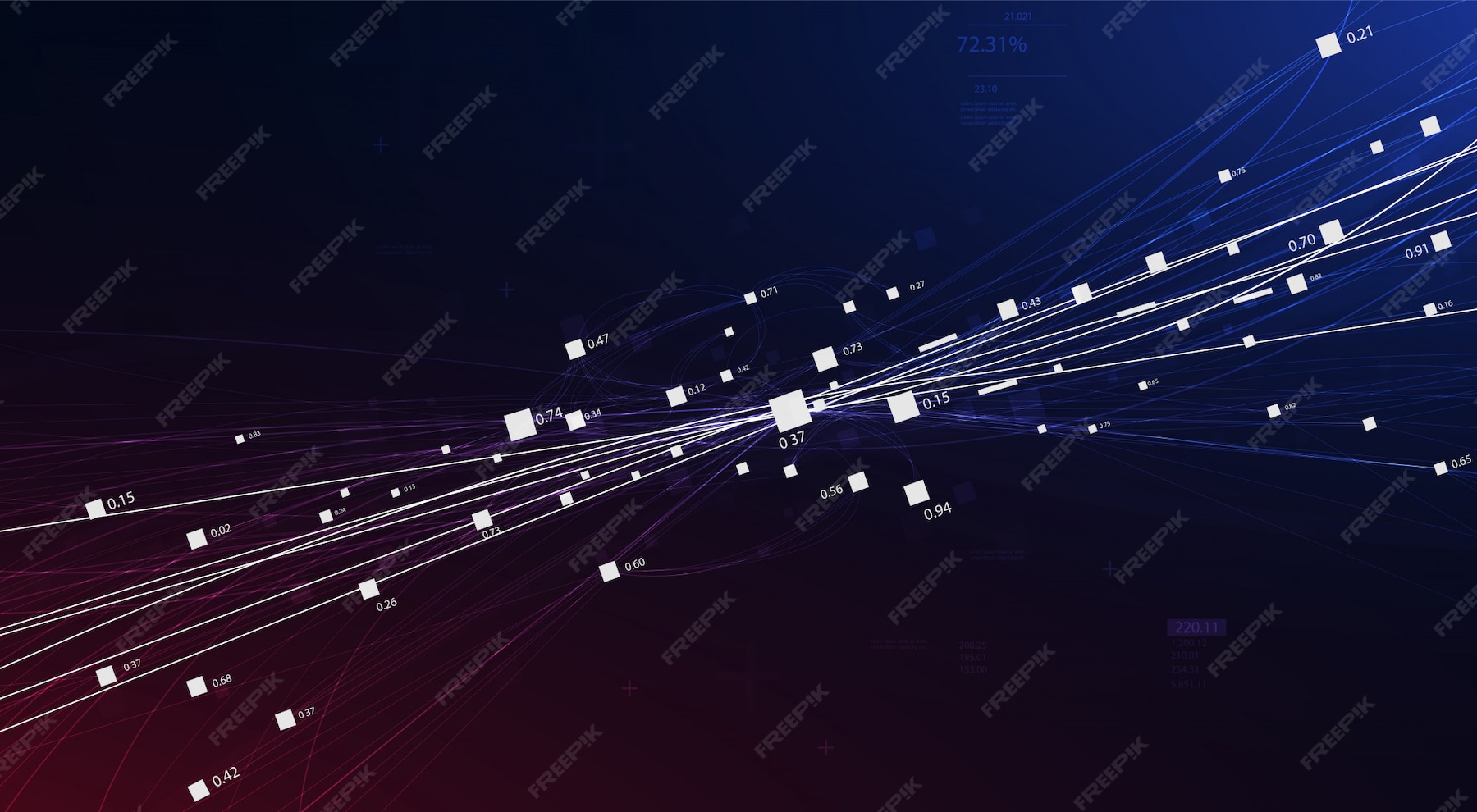 Premium Vector | Quantum computing, deep learning artificial ...