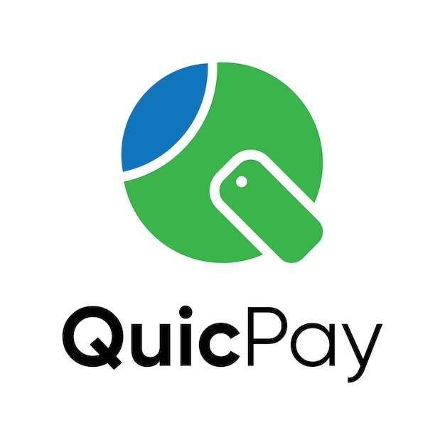 Premium Vector | Quick pay wallet logo design vector Premium Vector | Quick pay wallet logo design vector