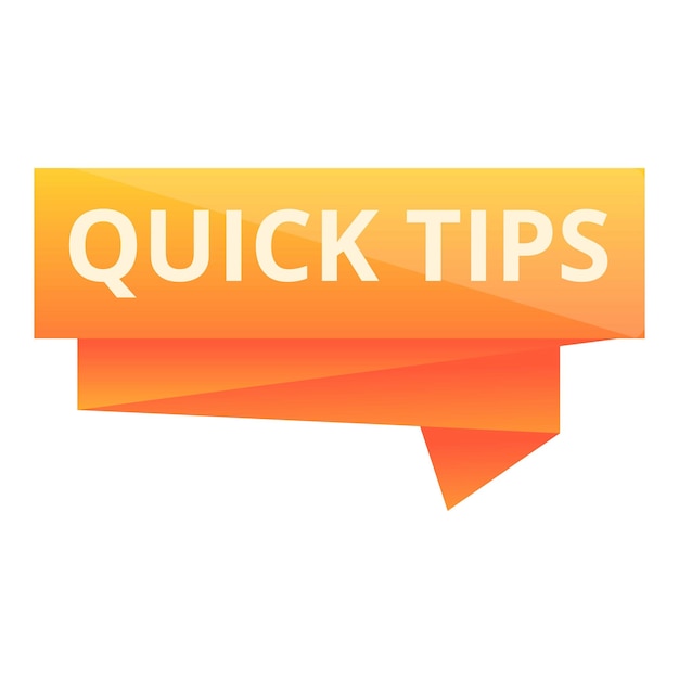 Premium Vector | Quick tips icon cartoon of quick tips vector icon for ... Premium Vector | Quick tips icon cartoon of quick tips vector icon for ...