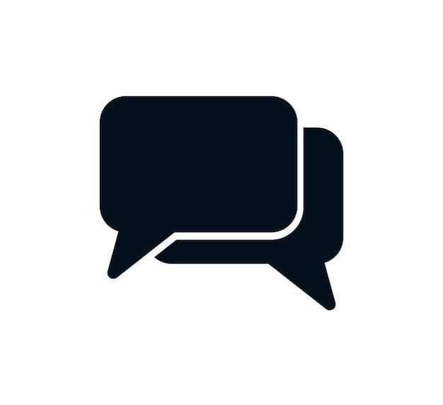 Premium Vector | Quote icon vector logo template Premium Vector | Quote icon vector logo template
