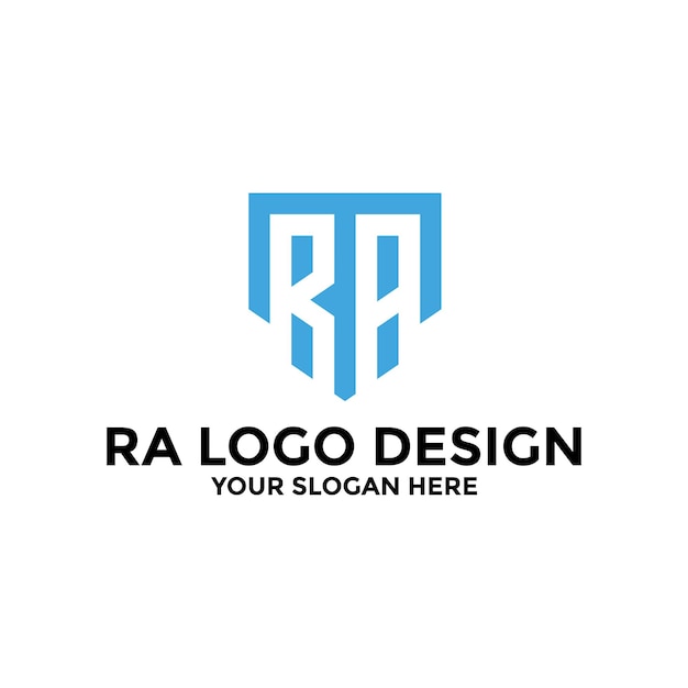 Premium Vector | Ra letter logo design template Premium Vector | Ra letter logo design template