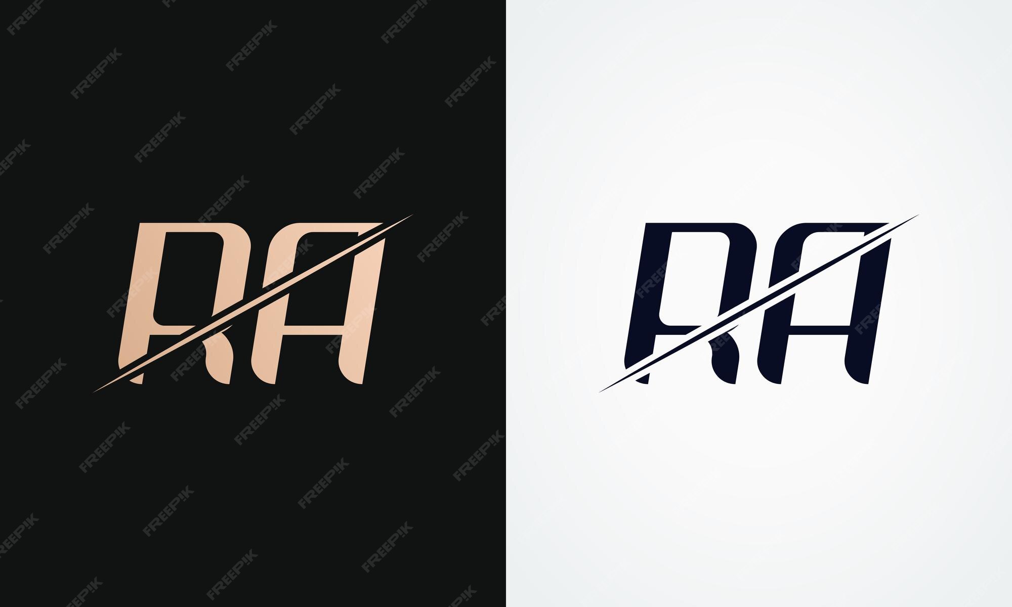 Premium Vector | Ra letter logo design vector template gold and black ... Premium Vector | Ra letter logo design vector template gold and black ...