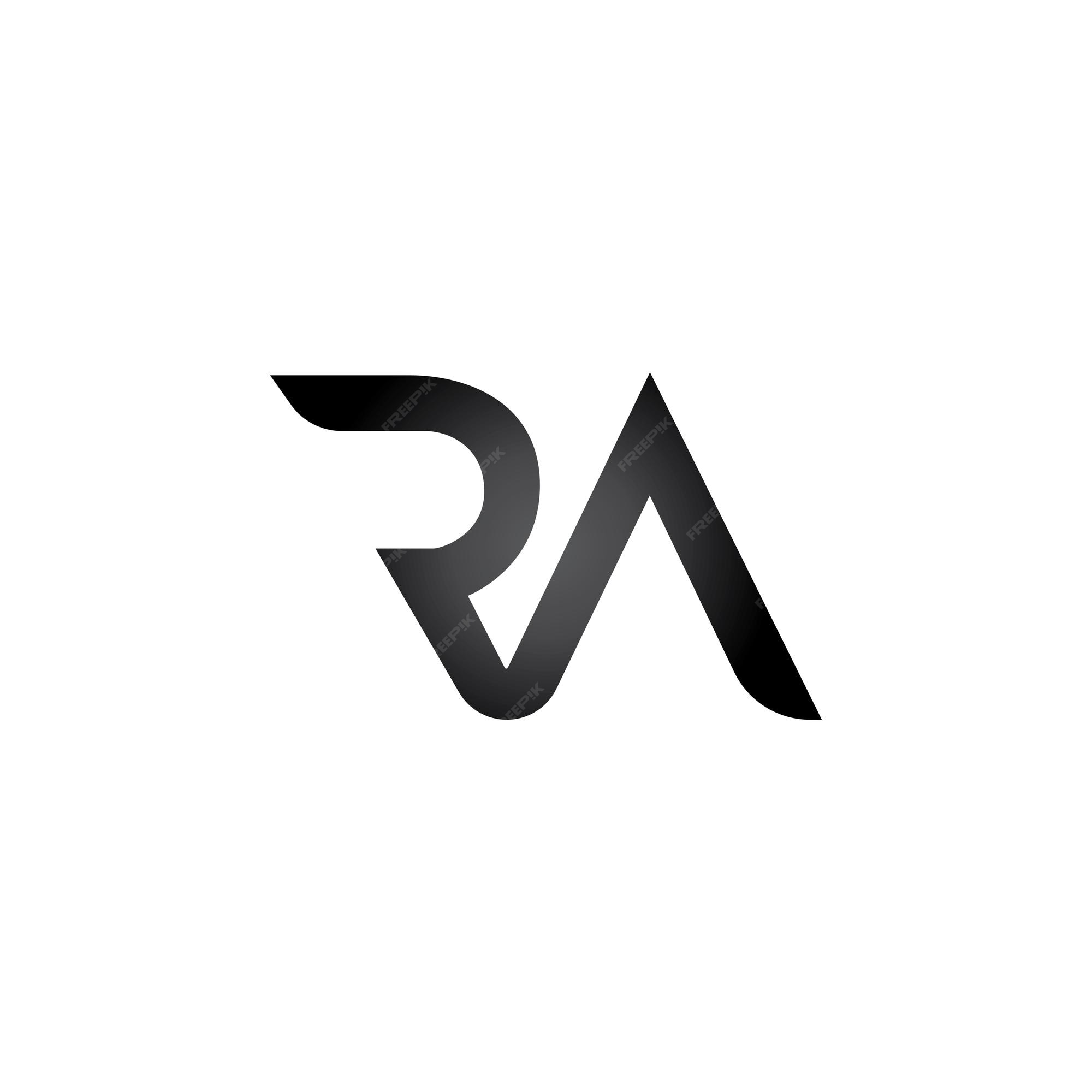 Premium Vector | RA Letter Logo Design Premium Vector | RA Letter Logo Design