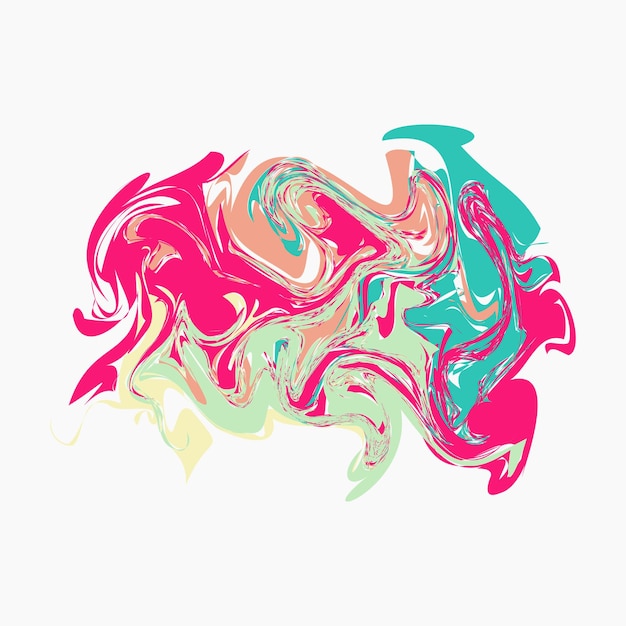 Premium Vector | Rainbow abstract liquify element Premium Vector | Rainbow abstract liquify element