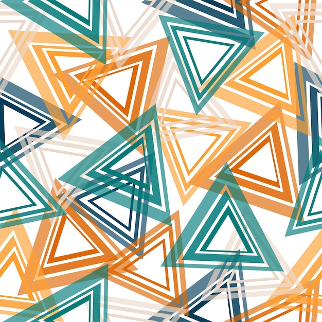 Premium Vector | Rainbow color triangle seamless pattern Premium Vector | Rainbow color triangle seamless pattern