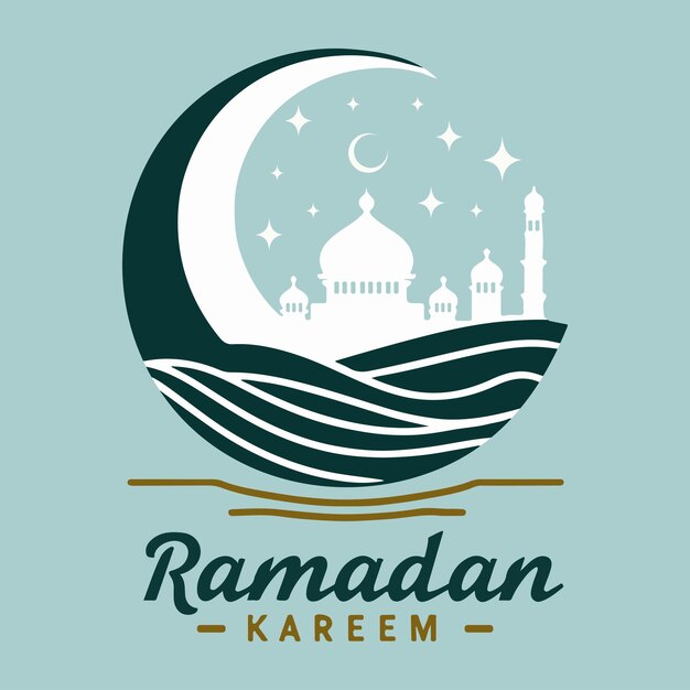 Premium Vector | Ramadan Kareem Greeting Simple Vector Premium Vector | Ramadan Kareem Greeting Simple Vector