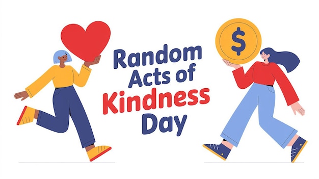Premium Vector | RANDOM acts of Kindness Day Premium Vector | RANDOM acts of Kindness Day