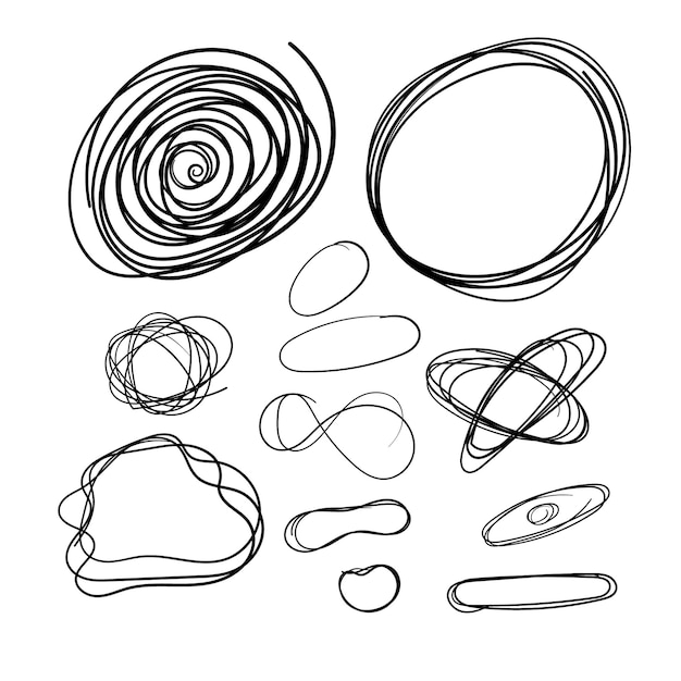 Premium Vector | Random Hand Drawn Scribble Doodle symbols Vector ... Premium Vector | Random Hand Drawn Scribble Doodle symbols Vector ...