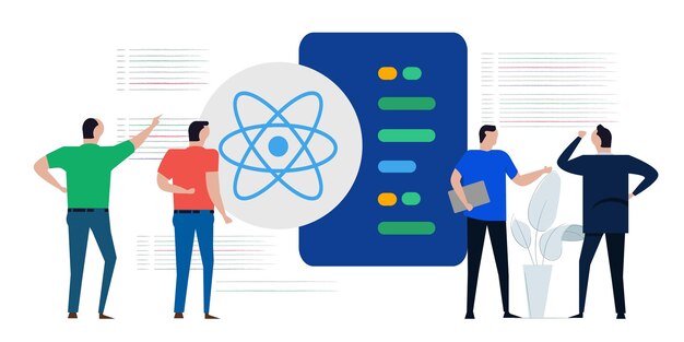 Premium Vector React Js Javascript Modern Programming Language For