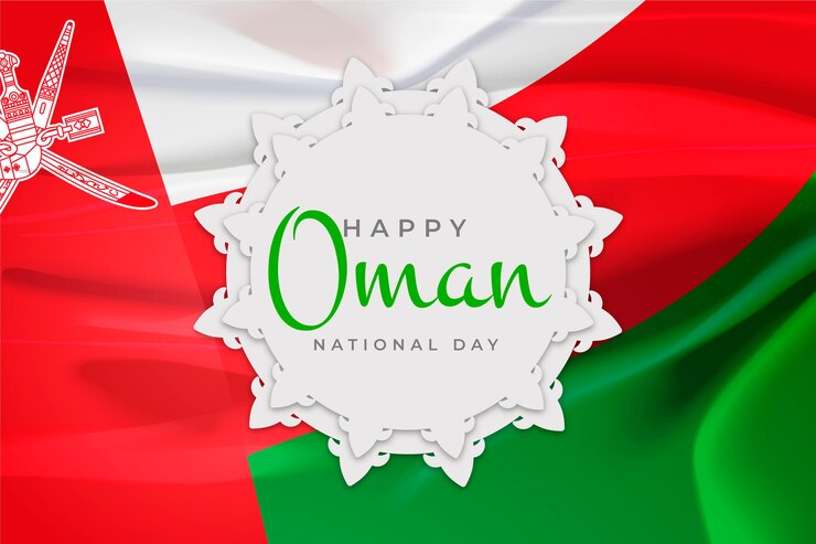 Premium Vector Realistic National Day Of Oman Background