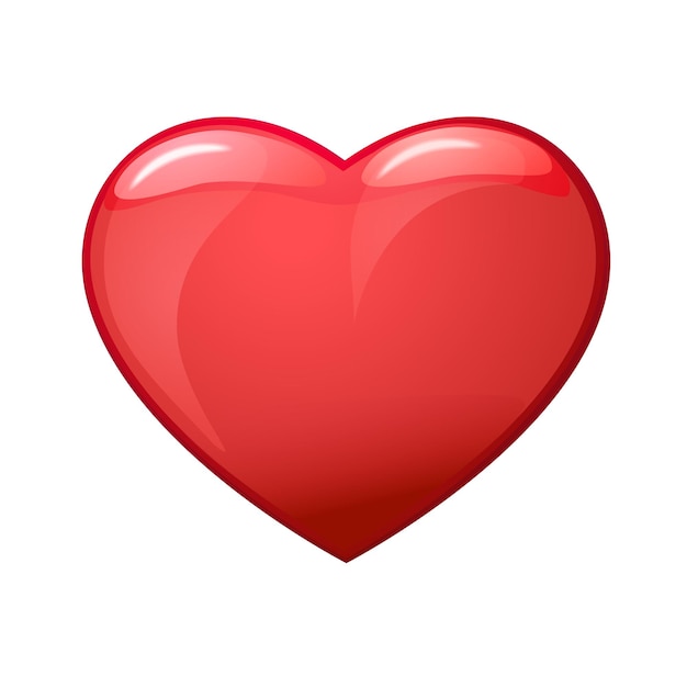 Premium Vector | Realistic Red Valentine Heart Vector Premium Vector | Realistic Red Valentine Heart Vector