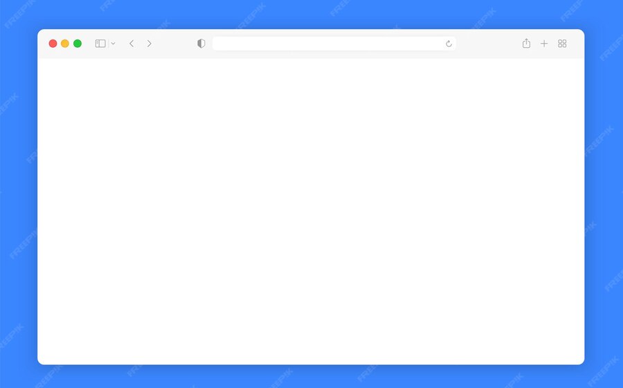 Premium Vector | Realistic search engine web browser window template ...