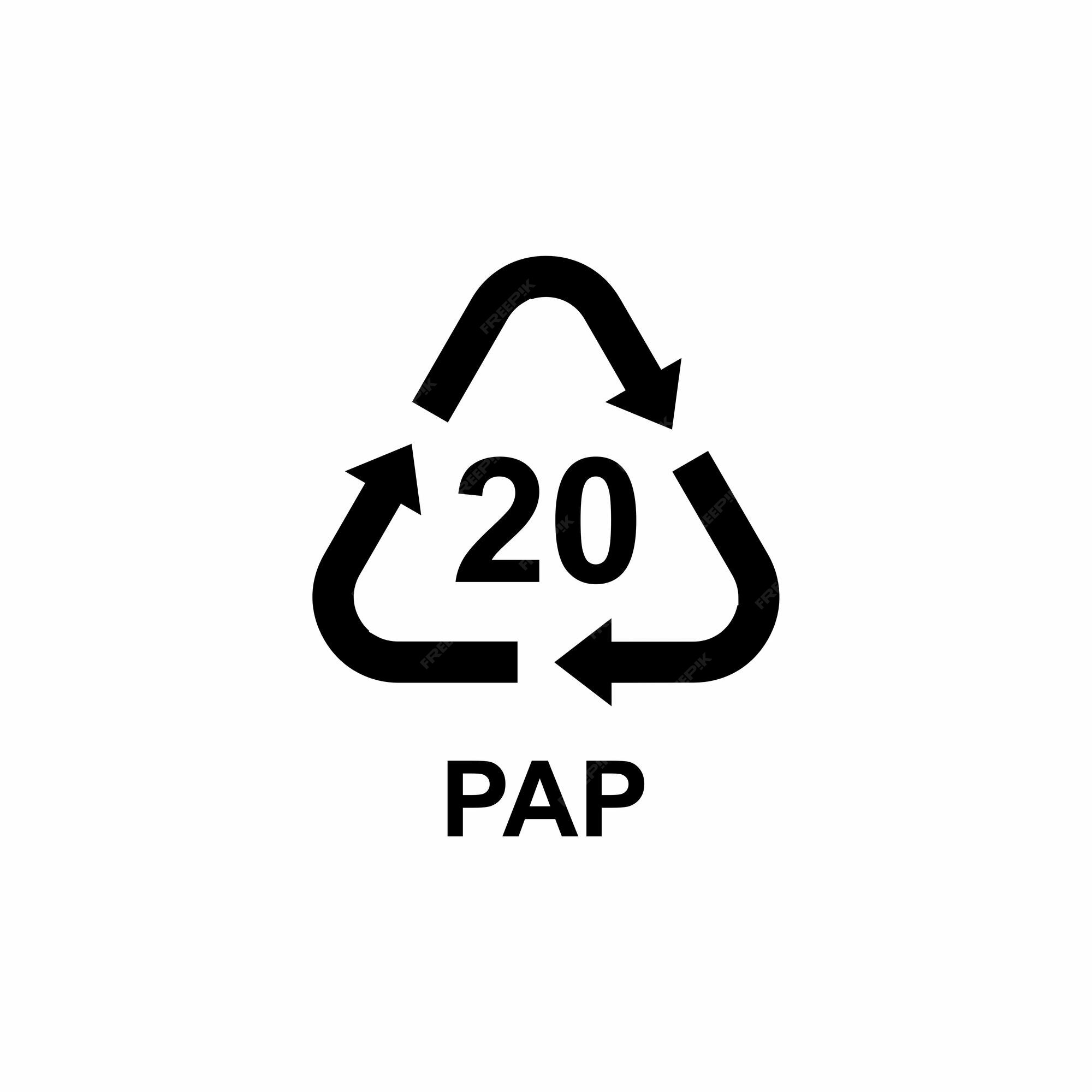 Premium Vector | Recycling codes for all types of materials Premium Vector | Recycling codes for all types of materials