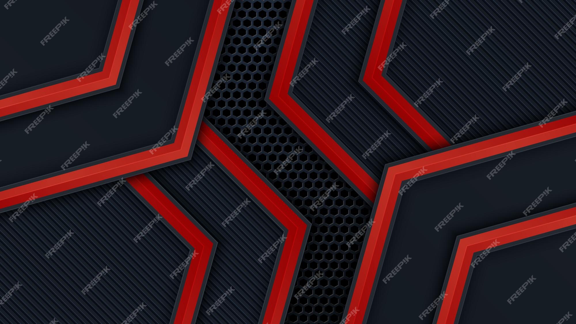 Premium Vector | Red and black contrast abstract technology background ... Premium Vector | Red and black contrast abstract technology background ...
