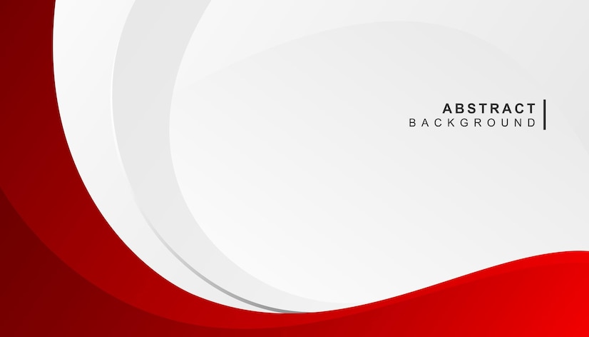 Premium Vector | Red curve on a white background vector Premium Vector | Red curve on a white background vector