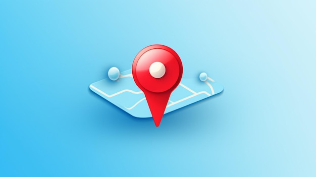 A red pin with a map of the word pin on it | Premium AI-generated vector A red pin with a map of the word pin on it | Premium AI-generated vector