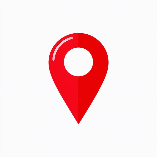Premium Vector | Red pin with the word pin on it Premium Vector | Red pin with the word pin on it