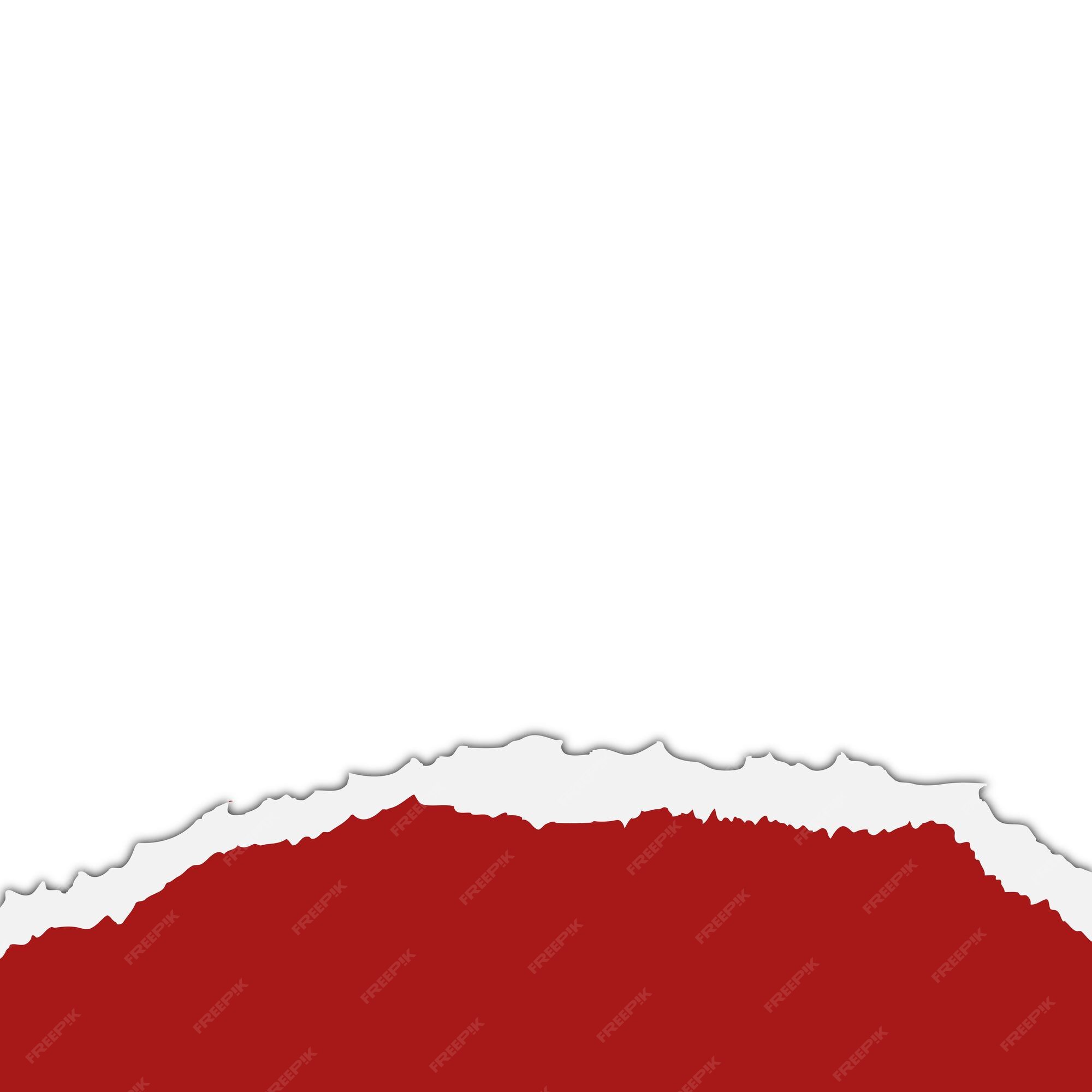 Premium Vector | Red And White Torn Paper Cut Premium Vector | Red And White Torn Paper Cut