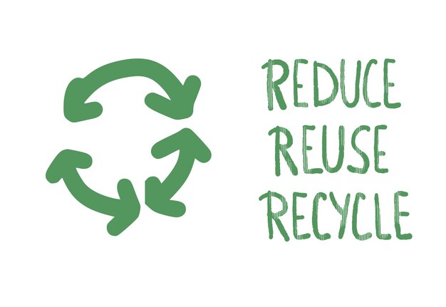 Reduce Reuse Recycle concept Vector text design | Premium AI-generated ... Reduce Reuse Recycle concept Vector text design | Premium AI-generated ...