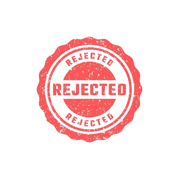Premium Vector | Rejected stamp vector illustration Premium Vector | Rejected stamp vector illustration