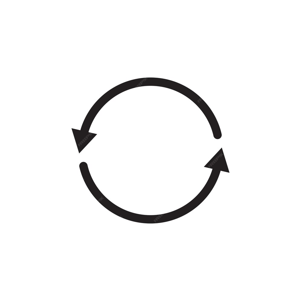 Premium Vector | Reload button icon set sync arrow signs circular refresh button vector repeat ...