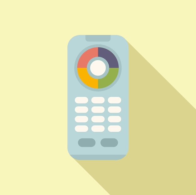 Premium Vector | Remote control bulb icon flat vector energy bright ... Premium Vector | Remote control bulb icon flat vector energy bright ...