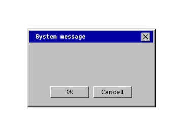 Premium Vector | Retro computer window. PC dialog box. Old user interface warning message. Retro ...