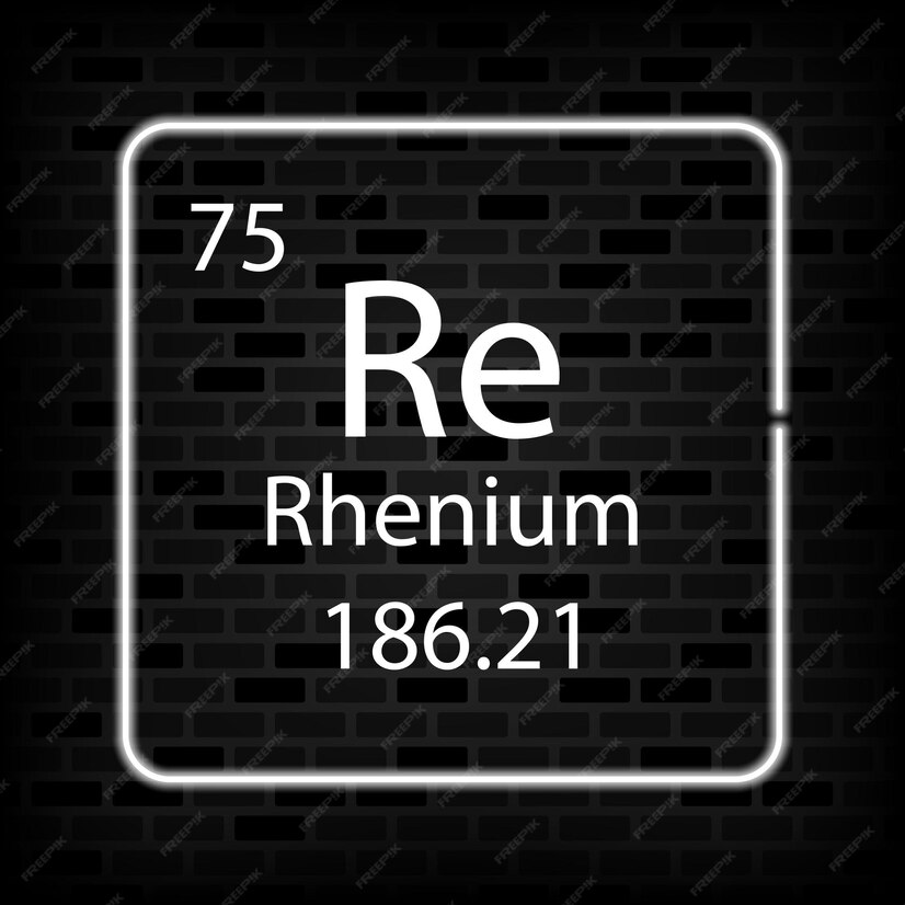 Premium Vector | Rhenium neon symbol chemical element of the periodic ... Premium Vector | Rhenium neon symbol chemical element of the periodic ...
