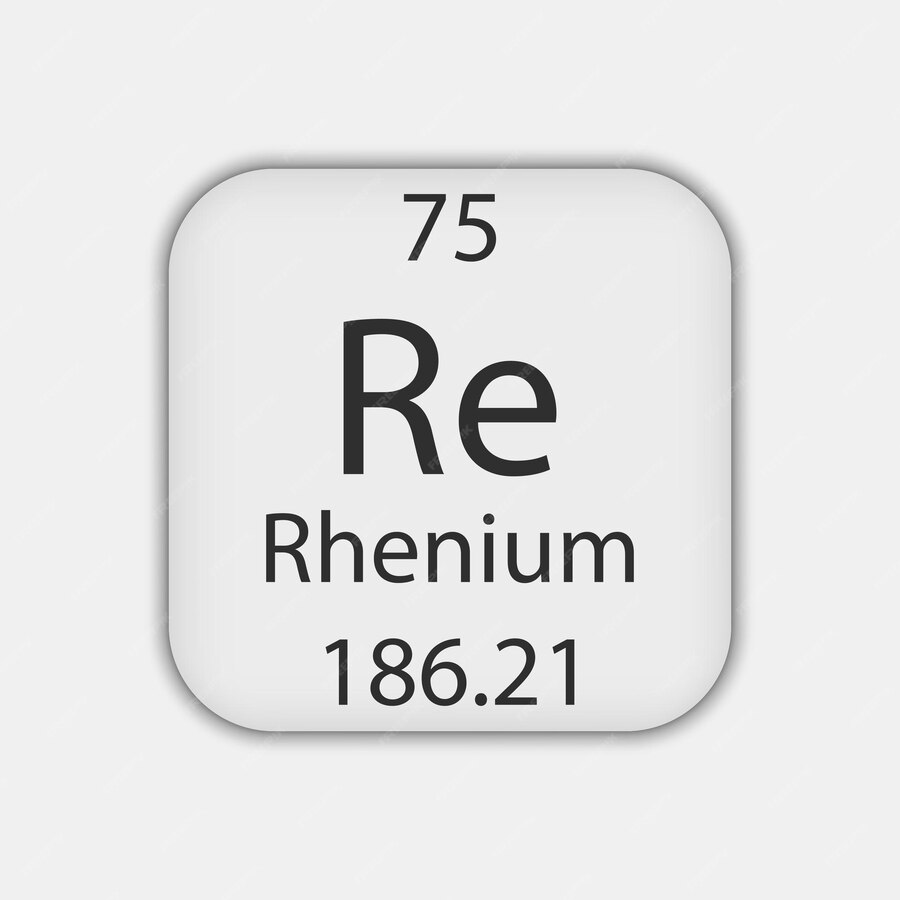 Premium Vector | Rhenium symbol chemical element of the periodic table ... Premium Vector | Rhenium symbol chemical element of the periodic table ...