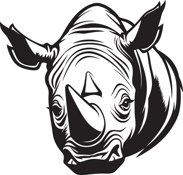 Premium Vector | Rhino vector art for print and web design rhino vector ... Premium Vector | Rhino vector art for print and web design rhino vector ...