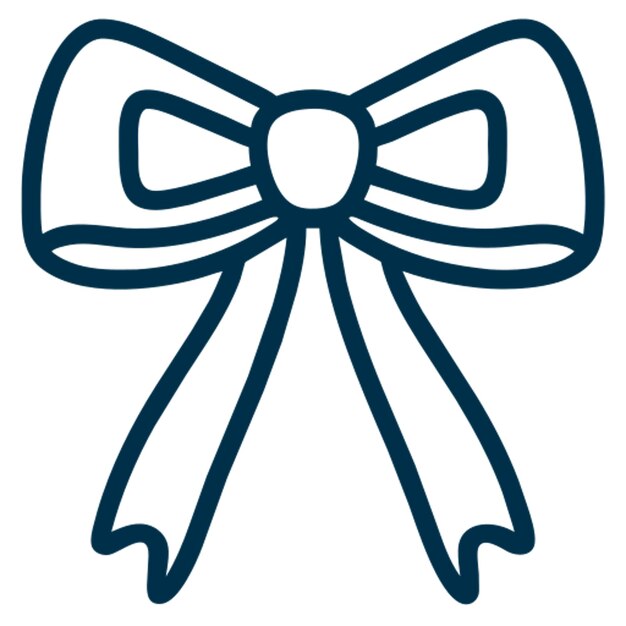 Premium Vector | Ribbon bow vector icon outline Premium Vector | Ribbon bow vector icon outline