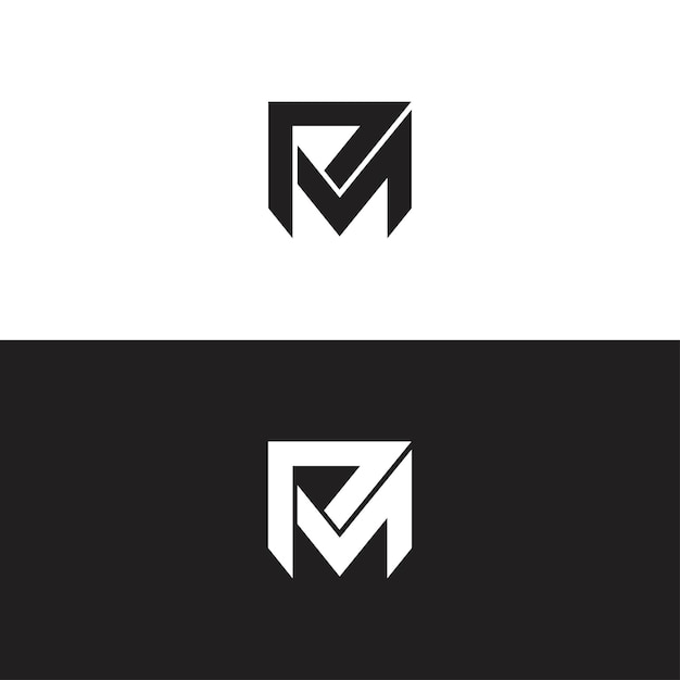 Premium Vector | RM Monogram logo Premium Vector | RM Monogram logo
