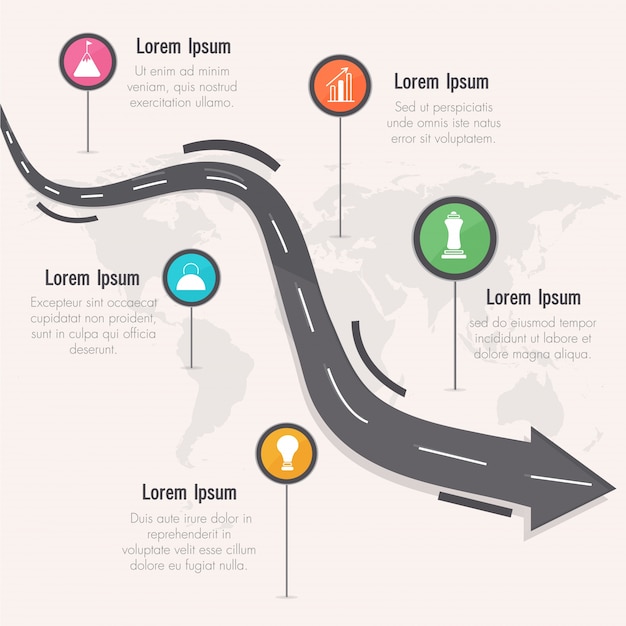 Premium Vector | 3d timeline infographics layout with five (5) steps. Premium Vector | 3d timeline infographics layout with five (5) steps.