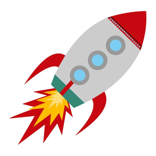 Premium Vector | Rocket Space Illustration Premium Vector | Rocket Space Illustration