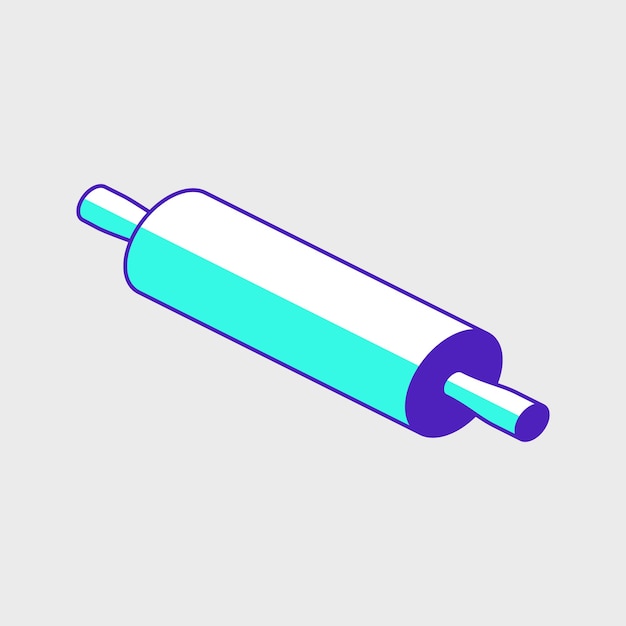 Premium Vector | Rolling pin isometric vector icon illustration Premium Vector | Rolling pin isometric vector icon illustration