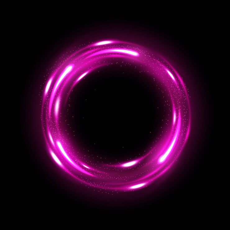 Premium Vector | Rotating magenta shiny with sparks Premium Vector | Rotating magenta shiny with sparks
