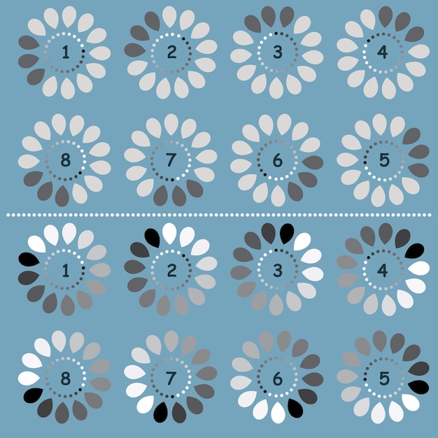 Premium Vector | Round preloader animation frame Premium Vector | Round preloader animation frame