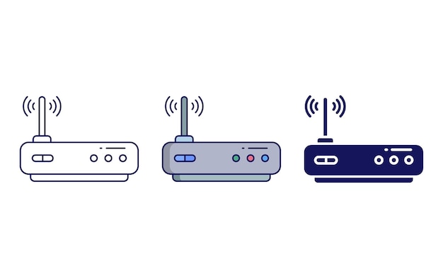 Premium Vector | Router vector icon Premium Vector | Router vector icon